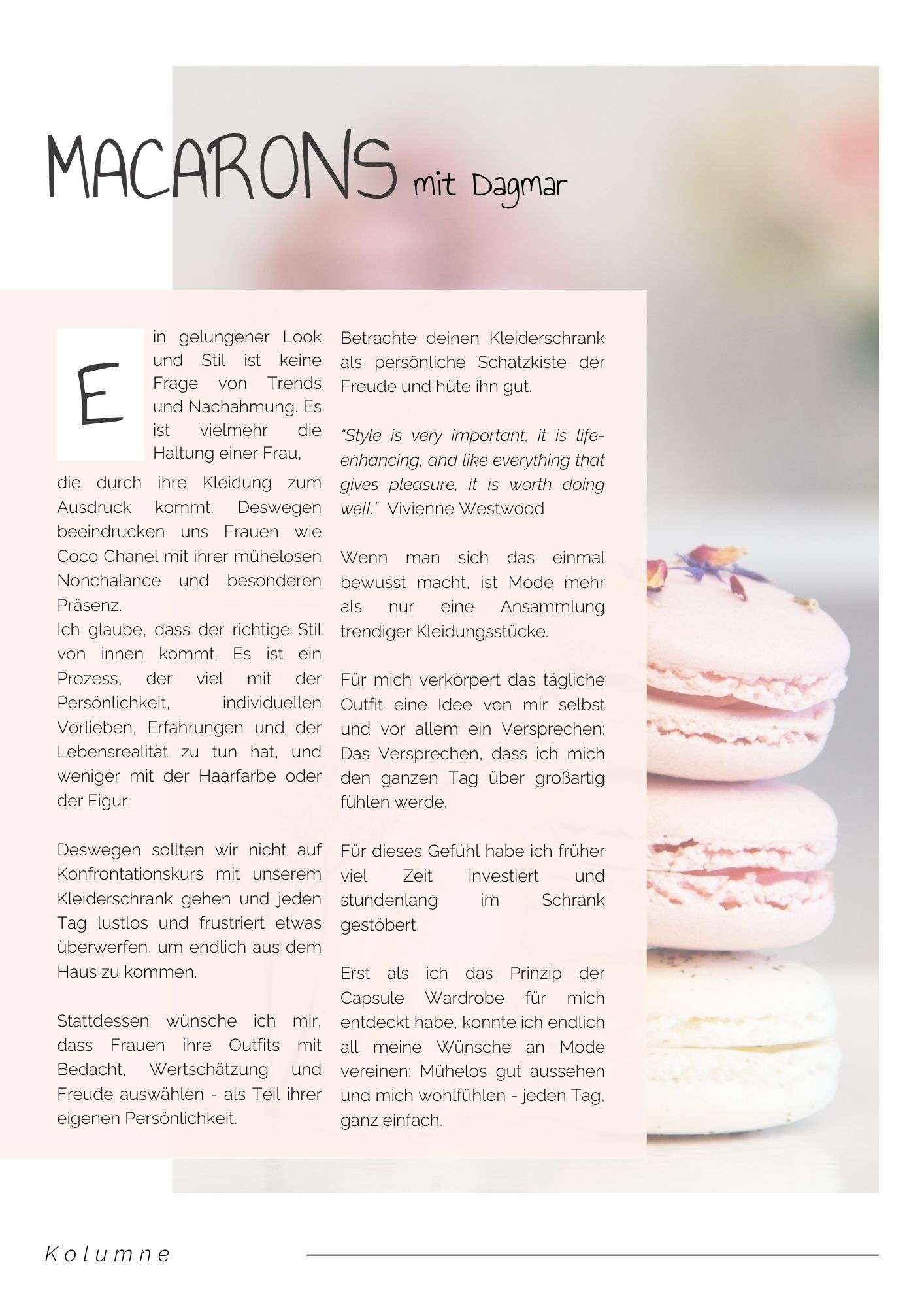 Über mich | Dagmar Schäfer | Schrank trifft Stil